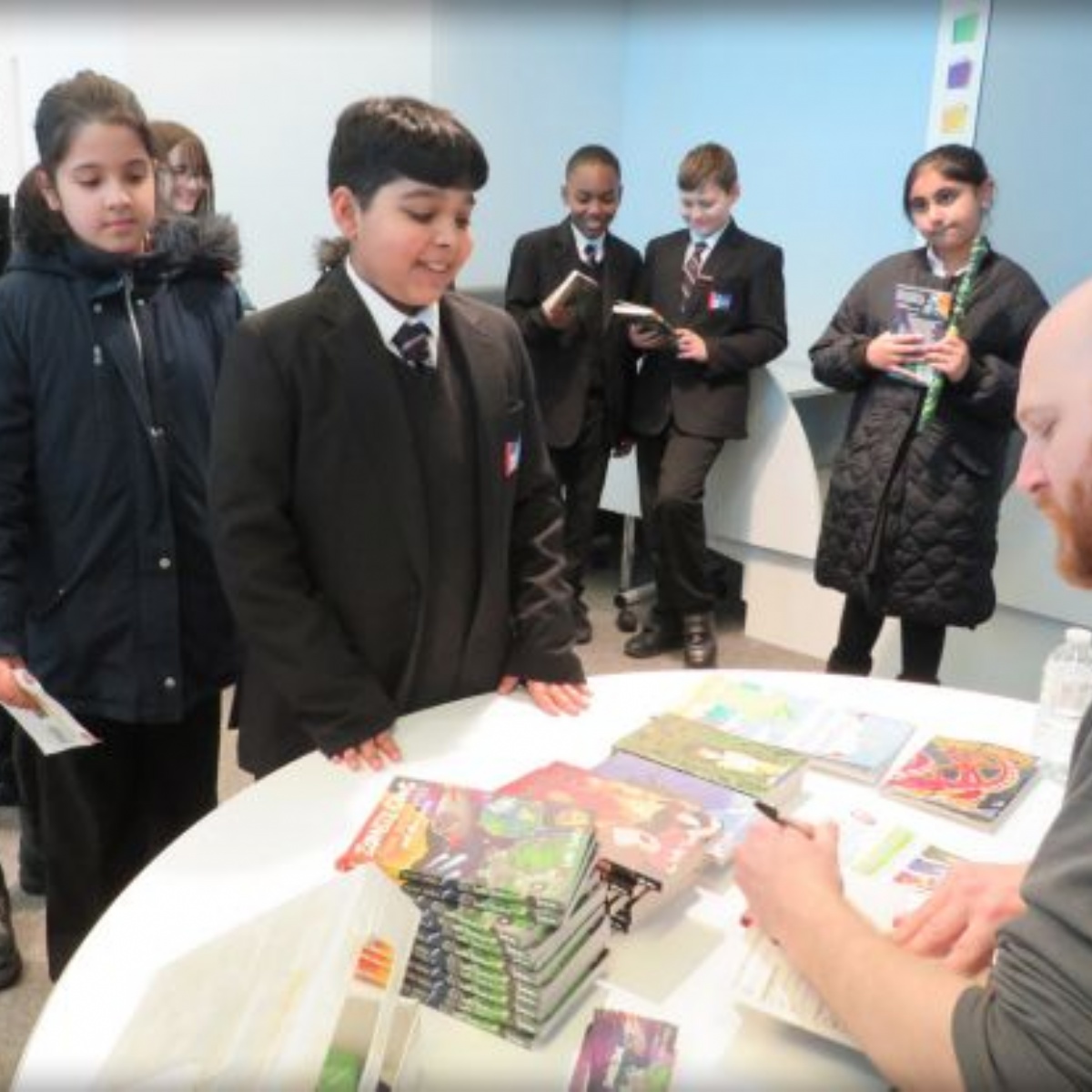 Hewens Primary - Exciting Author Visit & Book signing!